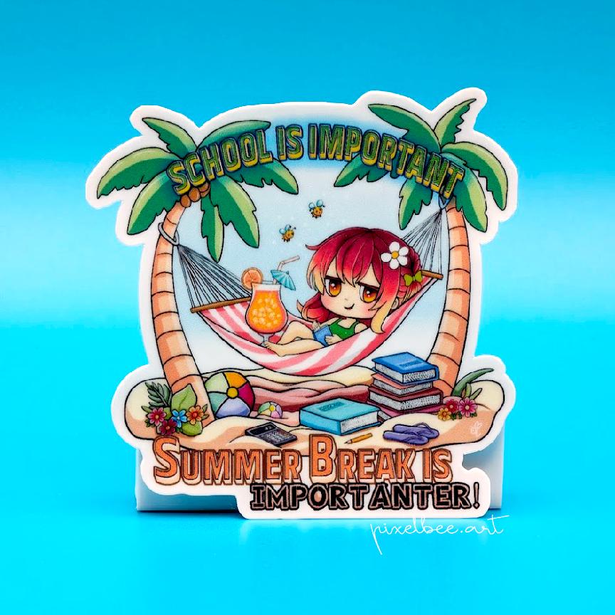 Summer Break Beach Babe Theme Vinyl Sticker - Etsy