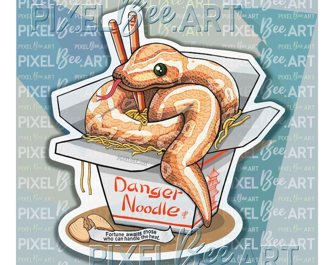 Banana Morph Ball Python Sticker, Royal Python, Danger Noodle, Snake Lover, Reptiles, Exotic ...