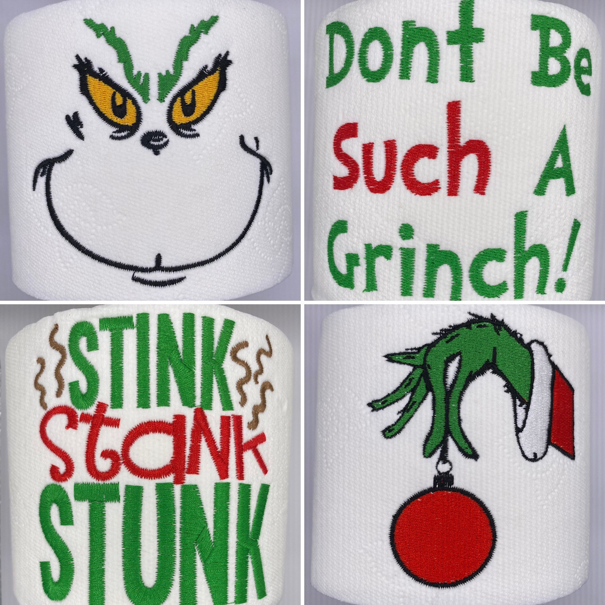 Grinch Toilet Paper, Don't Be A Grinch, Christmas Gift, Stink Stank ...