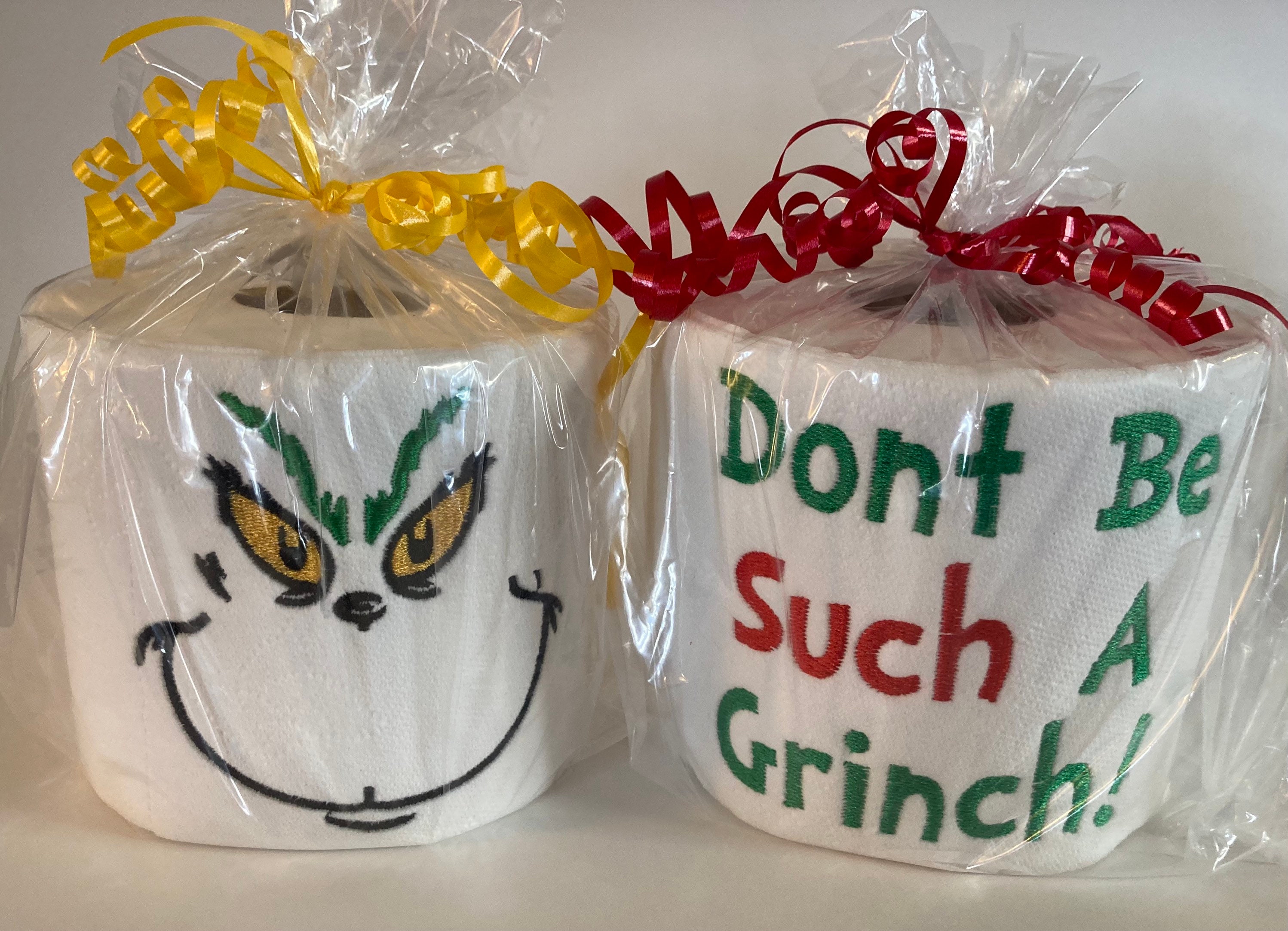 Grinch Toilet Paper Dont Be A Grinch Christmas Gift | Etsy