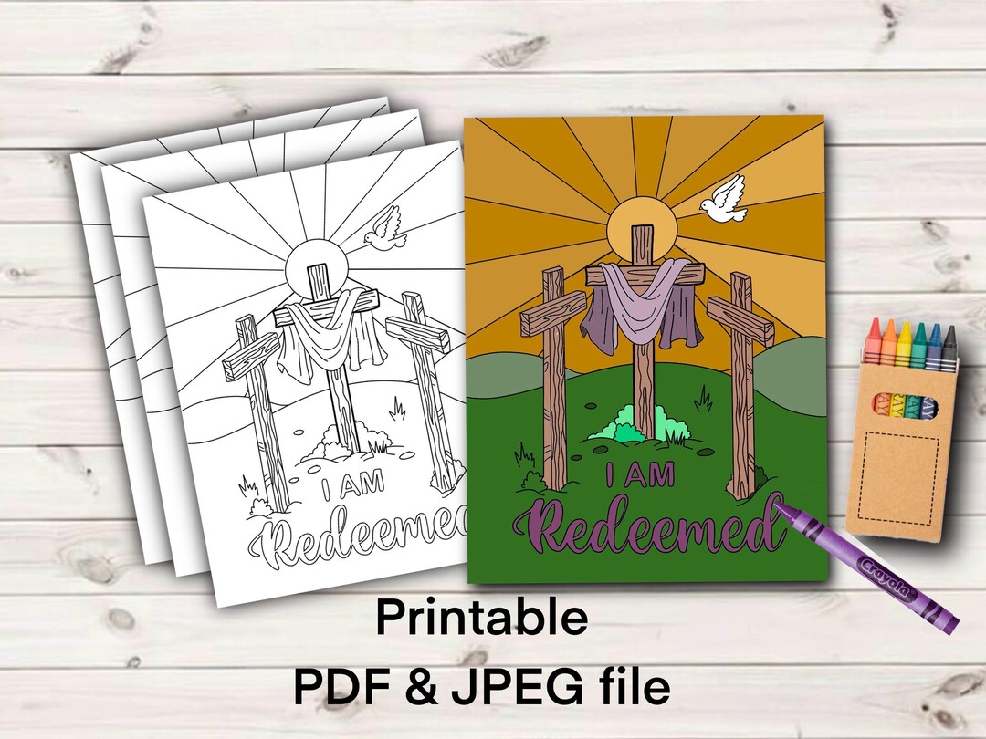 Printable Easter Ressurection Sunday Christian Jesus Children’s Church ...