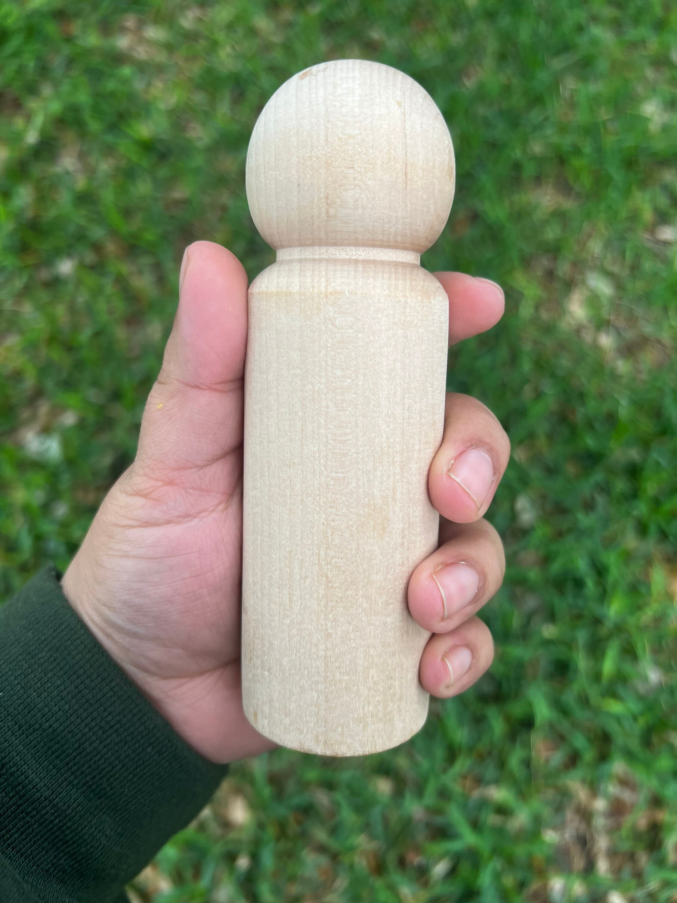 Jumbo Large Wooden Peg Dolls - Etsy