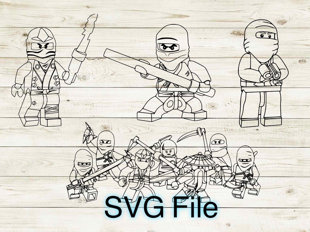 Ninja Svg Download , Toy Figure, Ninjago, - Etsy