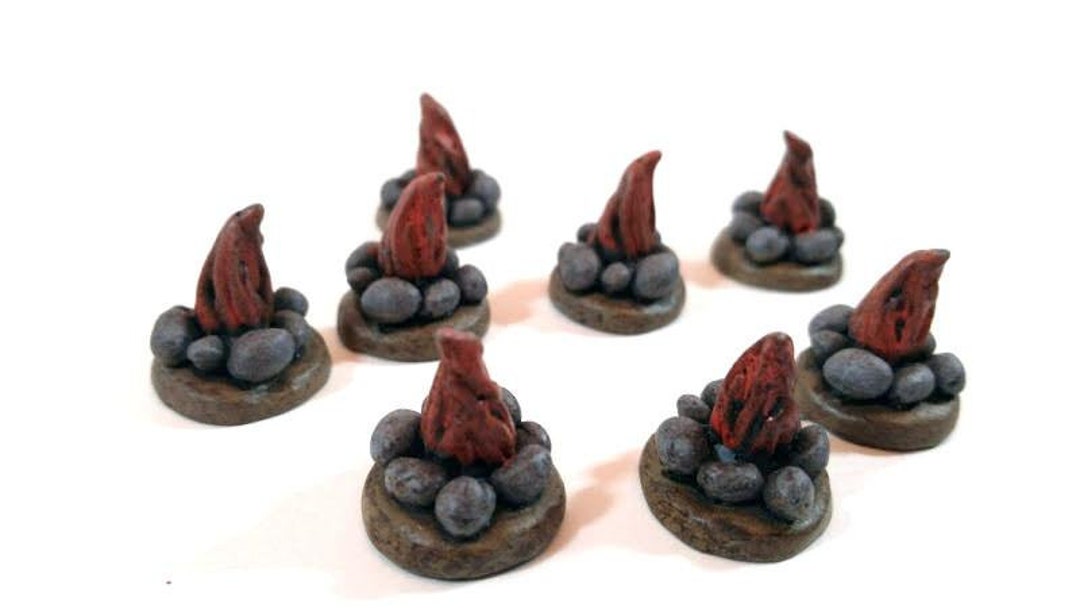 Campfire Tokens (set of 10) - Etsy