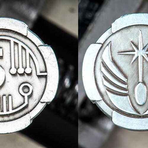 Fire Silver Coins set of 10 - Etsy