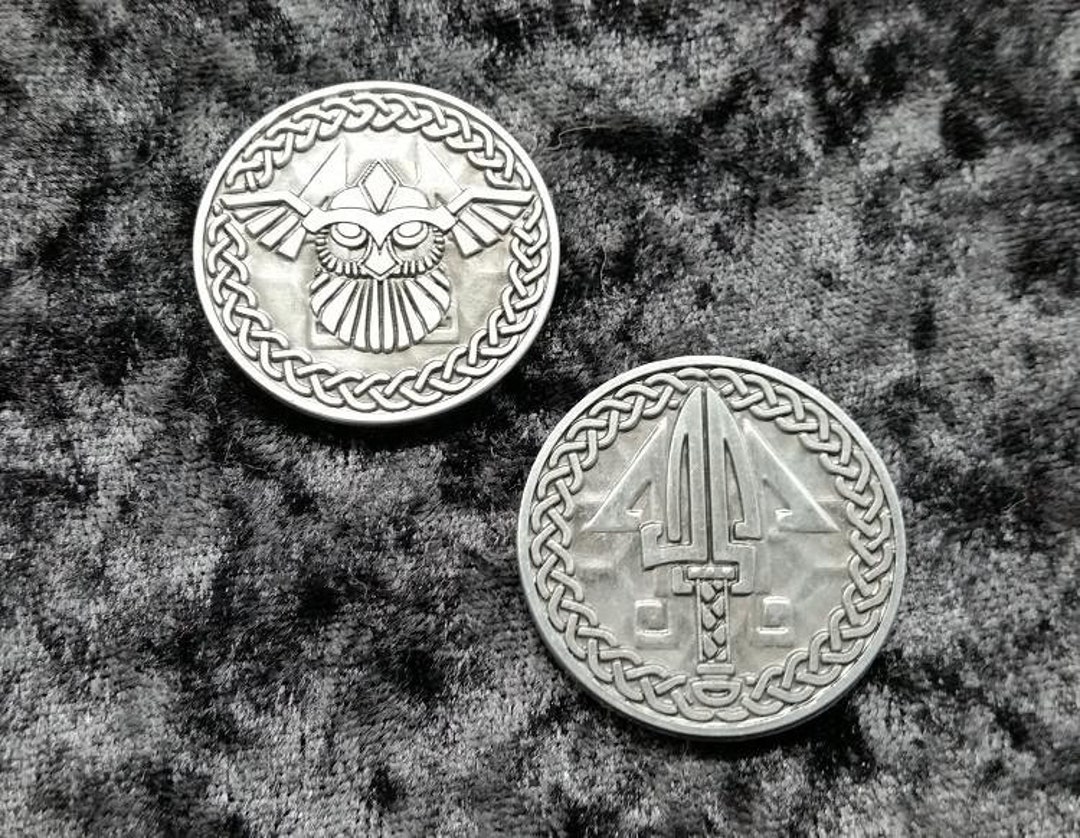 Valkyrie Silver Coins (set of 10) - Etsy