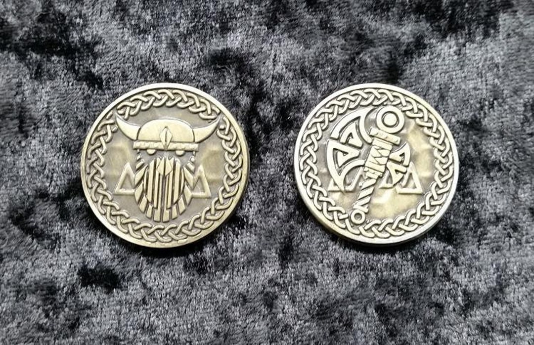 Valkyrie Gold Coins (set of 10) - Etsy