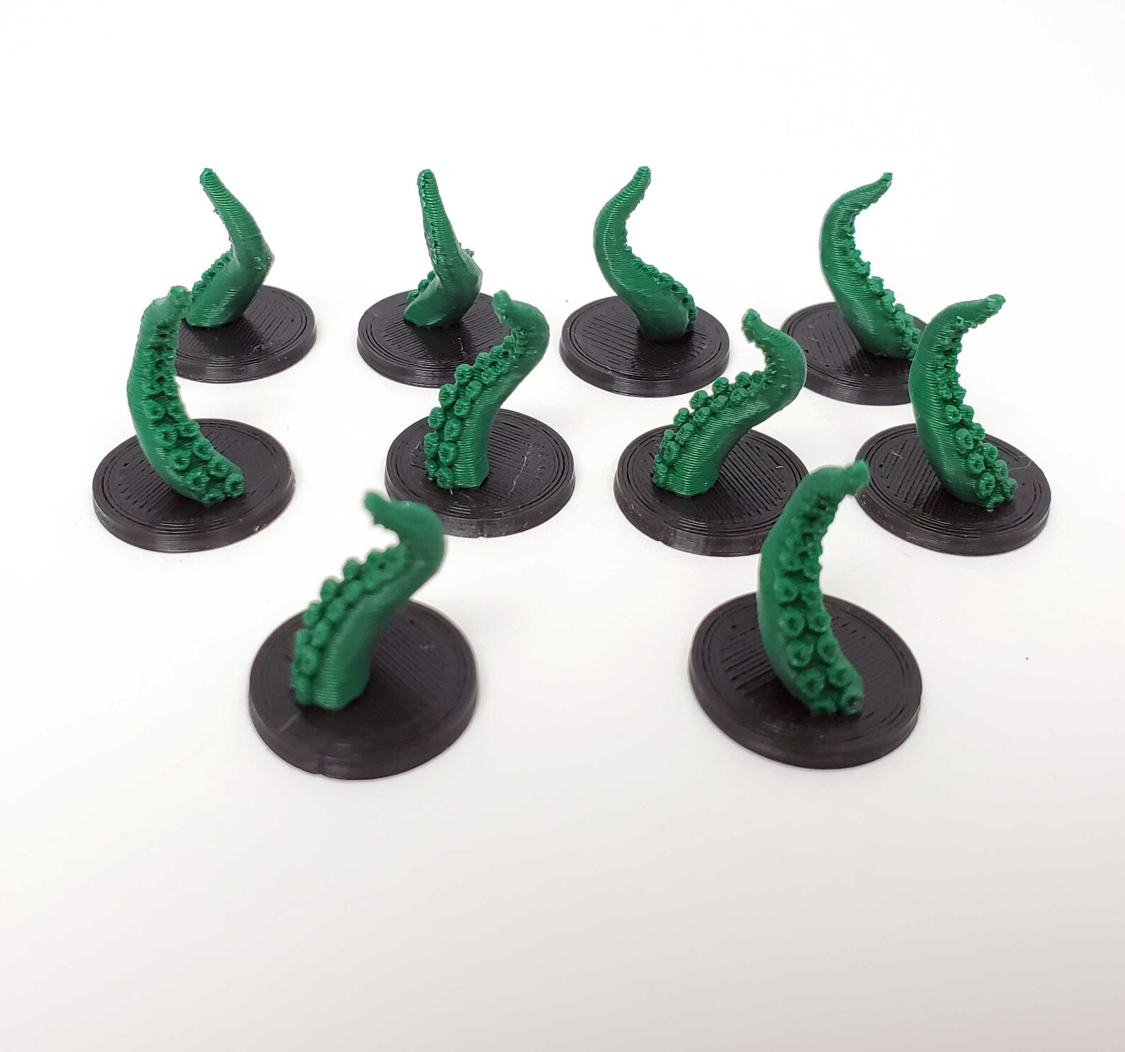 3D Printed Tentacle Tokens (set of 10) - Etsy