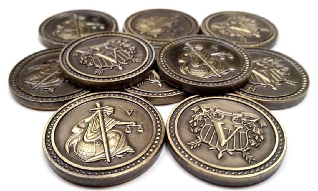 Colonial Gold Coins (set of 10) - Etsy