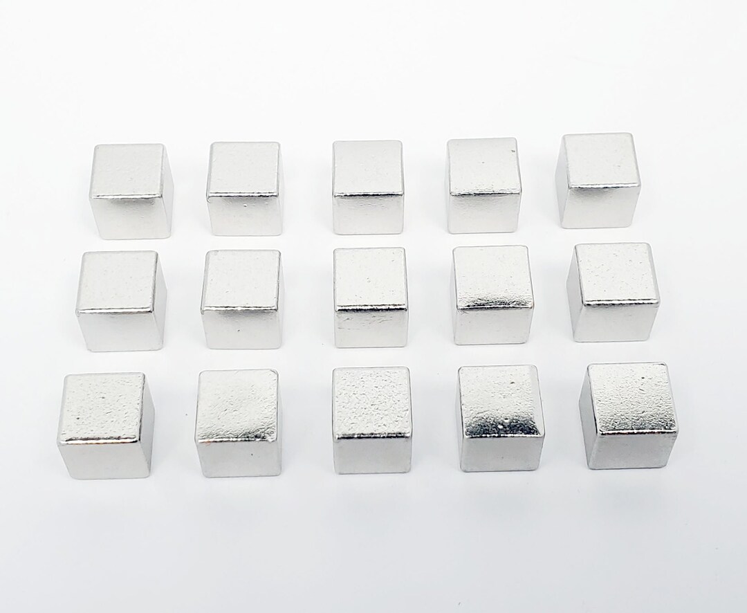 Silver Metal Cubes 9.5mm V2 (set of 15) - Etsy