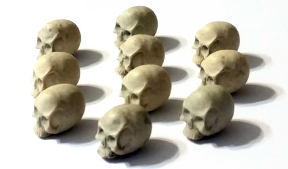 Realistic Skull Tokens set of 10 | Etsy