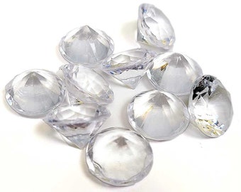 Red Gems Acrylic set of 10 - Etsy