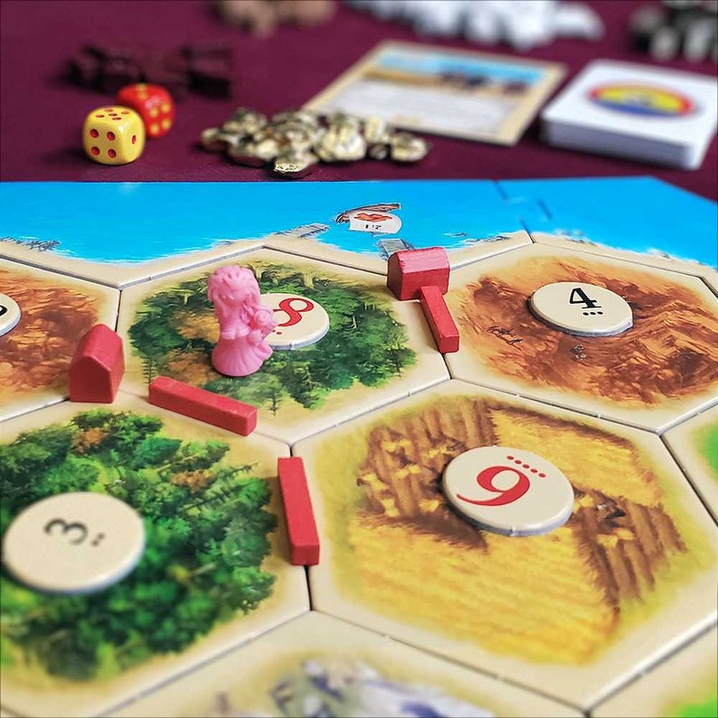 Kinder, Faster" Deluxe Token Bundle Compatible With Catan - Etsy