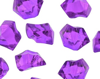 Red Gems Acrylic set of 10 - Etsy