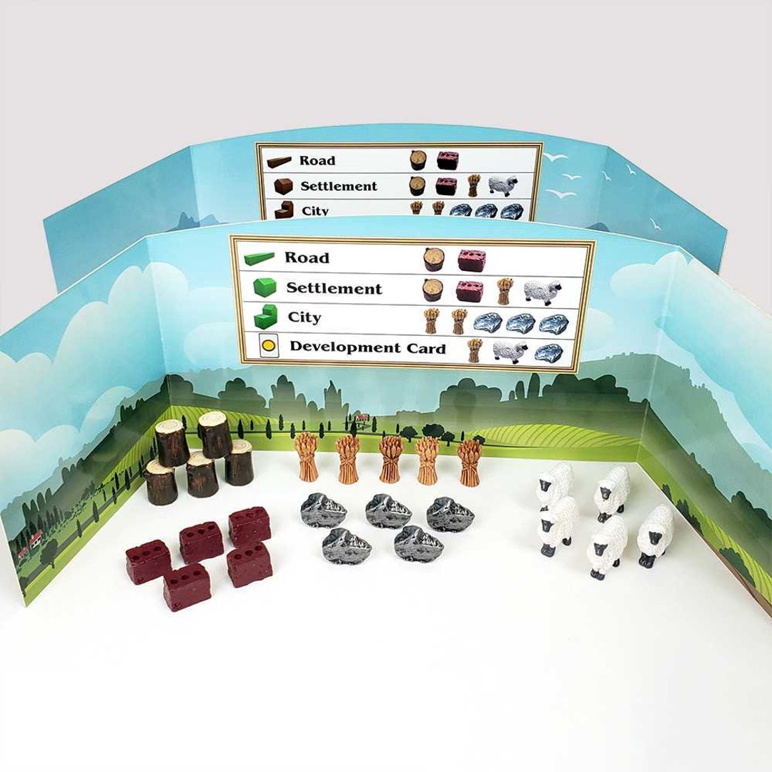 Catan™ Compatible Deluxe Resource Tokens Booster (5-6 Player Set) (set ...