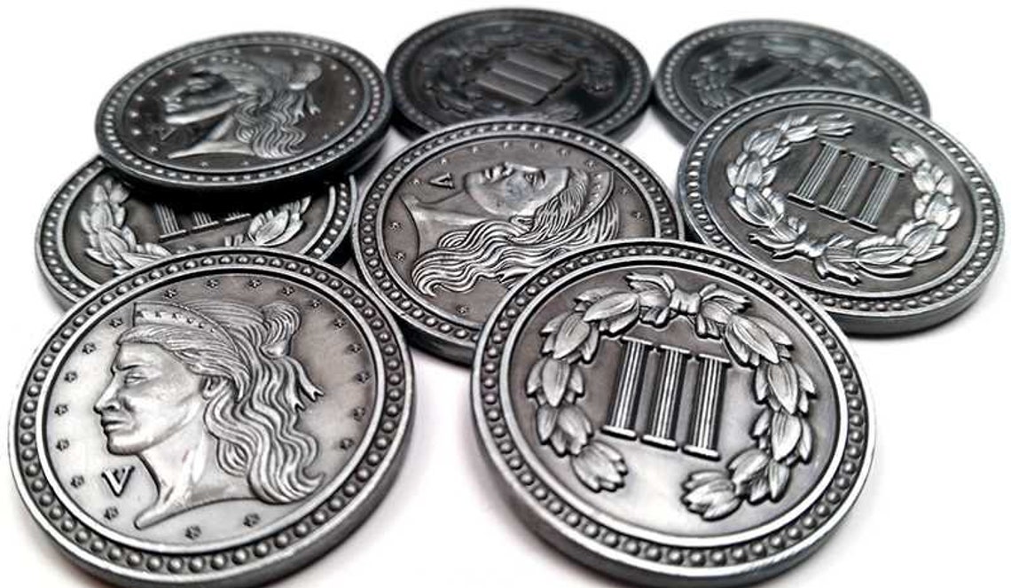 Colonial Silver Coins (set of 10) - Etsy