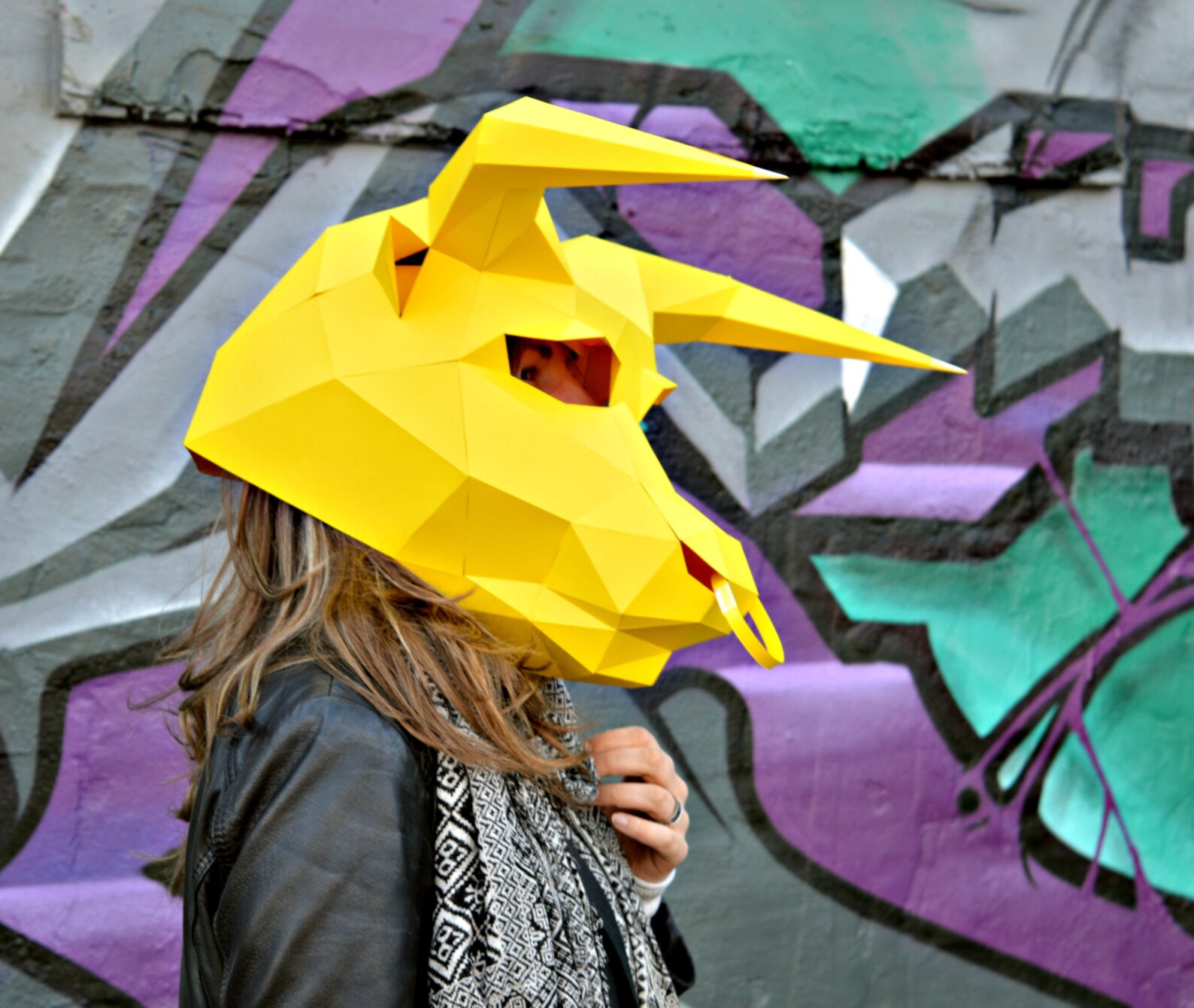 Bull Paper Mask - Etsy