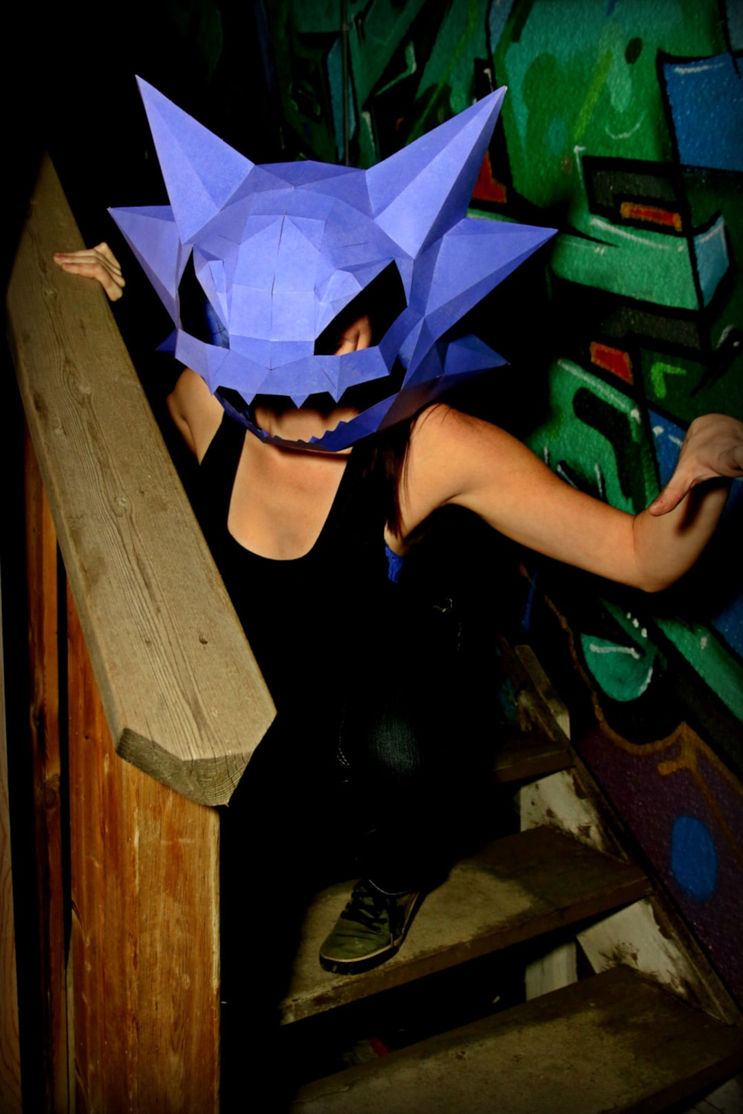 Haunter Paper Mask - Etsy