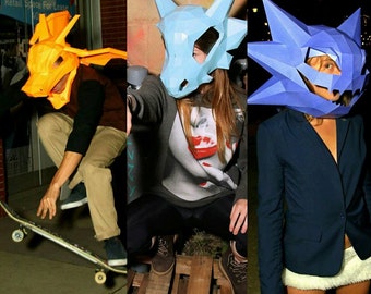 Charmander Mask Papercraft Mask Paper Pokemon Pokemon Go - Etsy