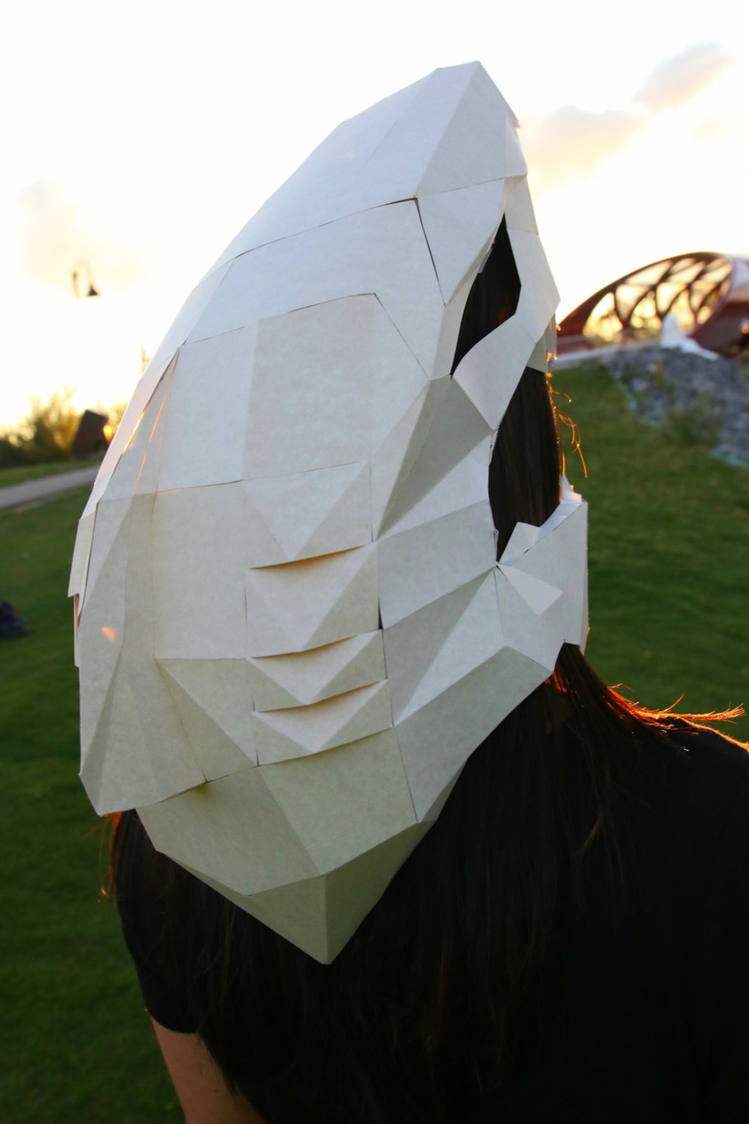 Shark Paper Mask - Etsy