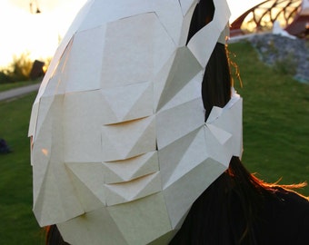 Hammerhead Shark Mask Paper Pattern Animal Mask Instant Download ...
