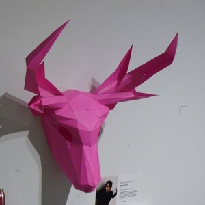 Paper Elk Wall Sculpture - Etsy