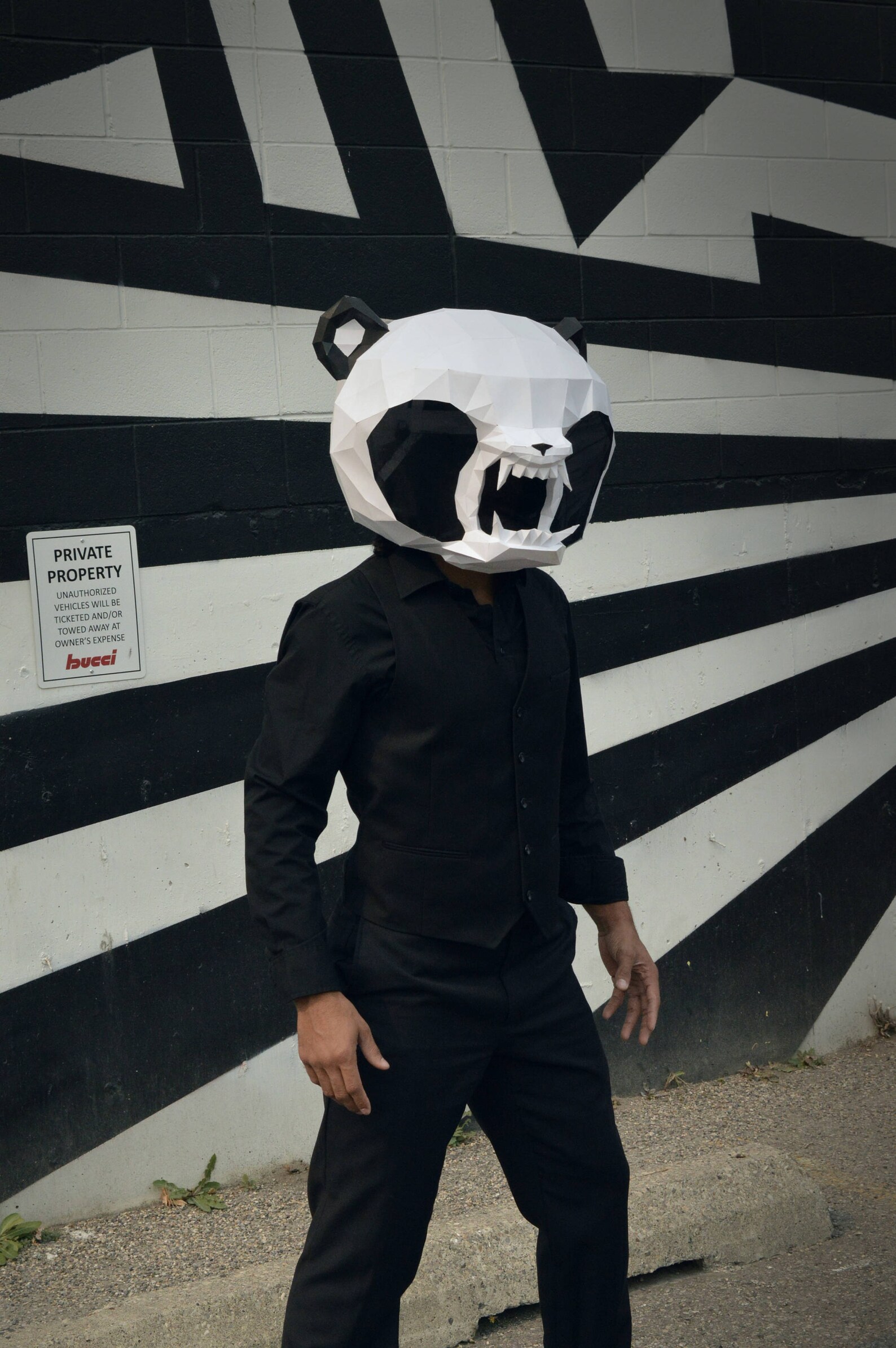 DIY Panda Paper Mask | Etsy