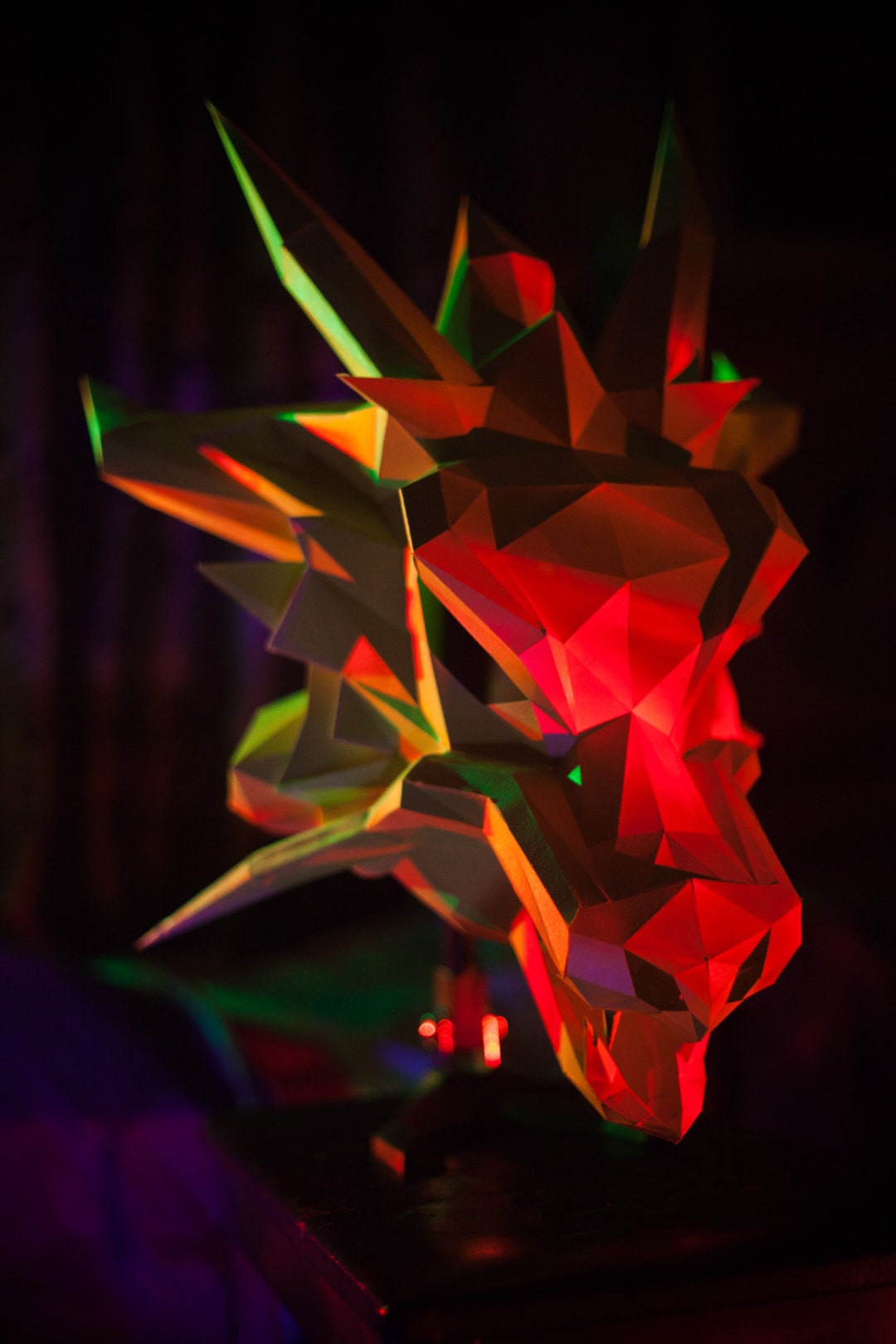 Dragon Paper Mask - Etsy