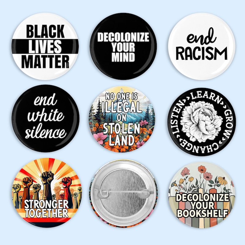 Activist Buttons - Etsy