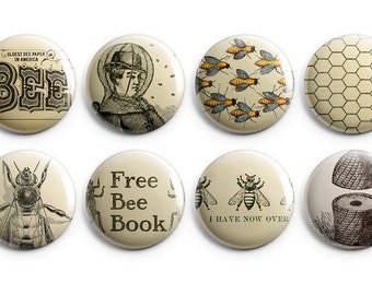 Bee buttons | Etsy