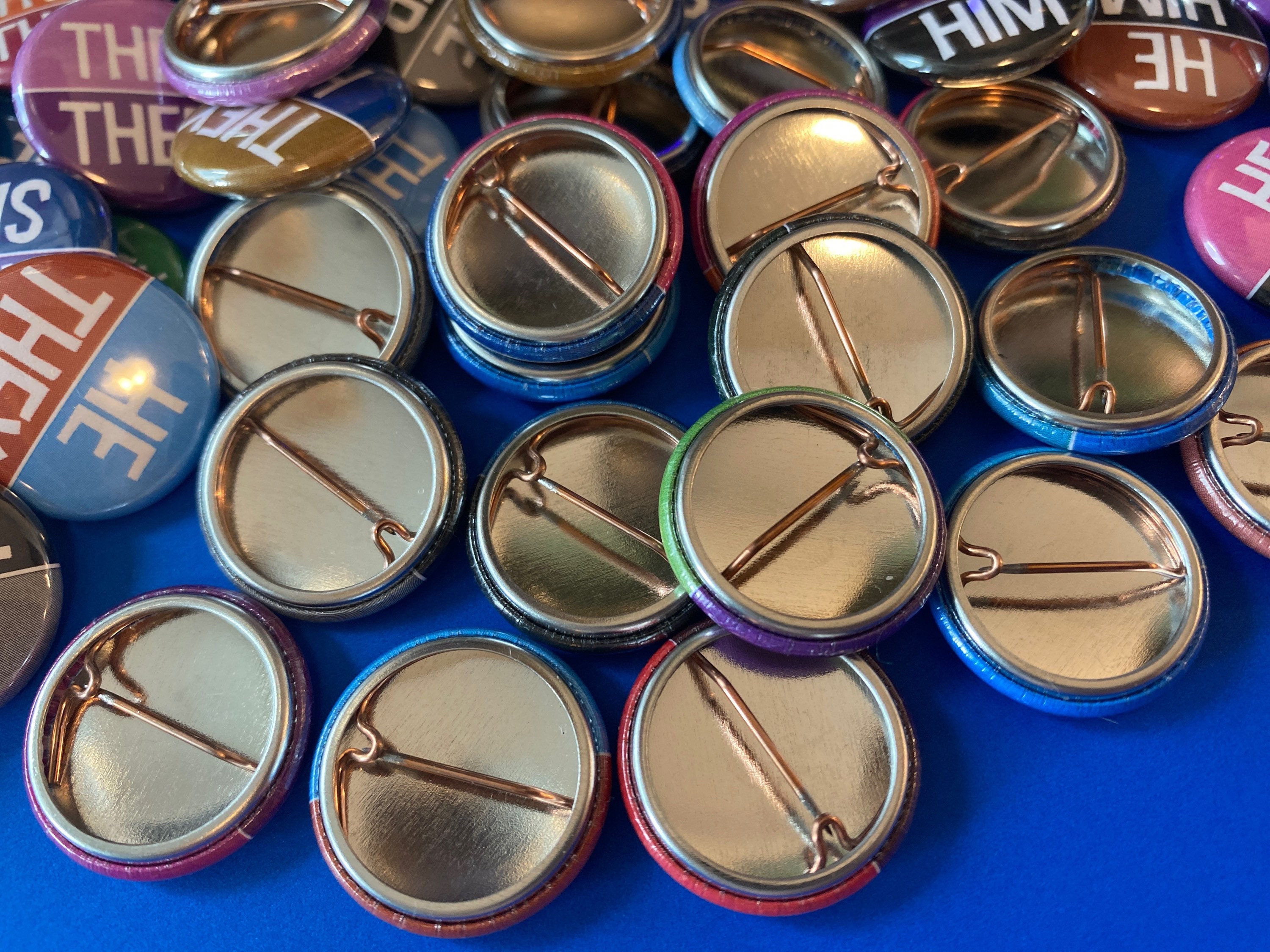 Bulk Pronoun Badges (collage Style), Bulk One-inch Mini Badges, Back to ...