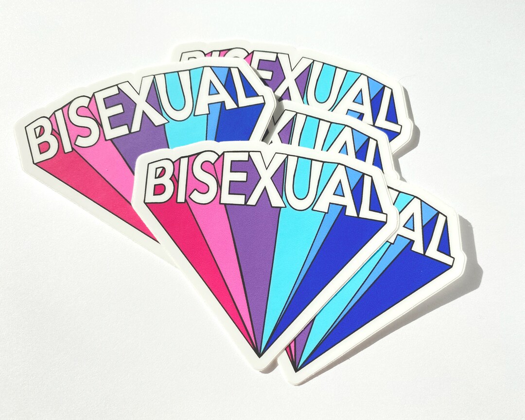 Bi Pride Sticker, Bisexual Pride Flag, Cute Sticker, Queer Stickers ...