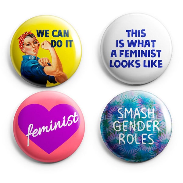 Feminist Buttons - Etsy
