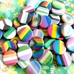 Any Pride Flag Button, Custom Pride Flags, LGBT Pride Pins, Gay Pride ...