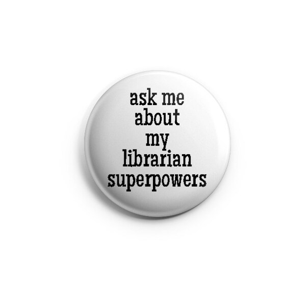 Library Buttons - Etsy