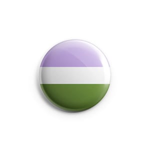 Genderqueer Pride Flag Button, Gender Queer Button, Genderqueer Pins ...