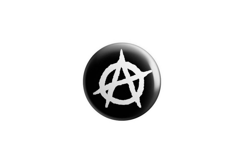 Anarchist Button or Magnet Anarchy Badge Anarchy Pin Mini - Etsy