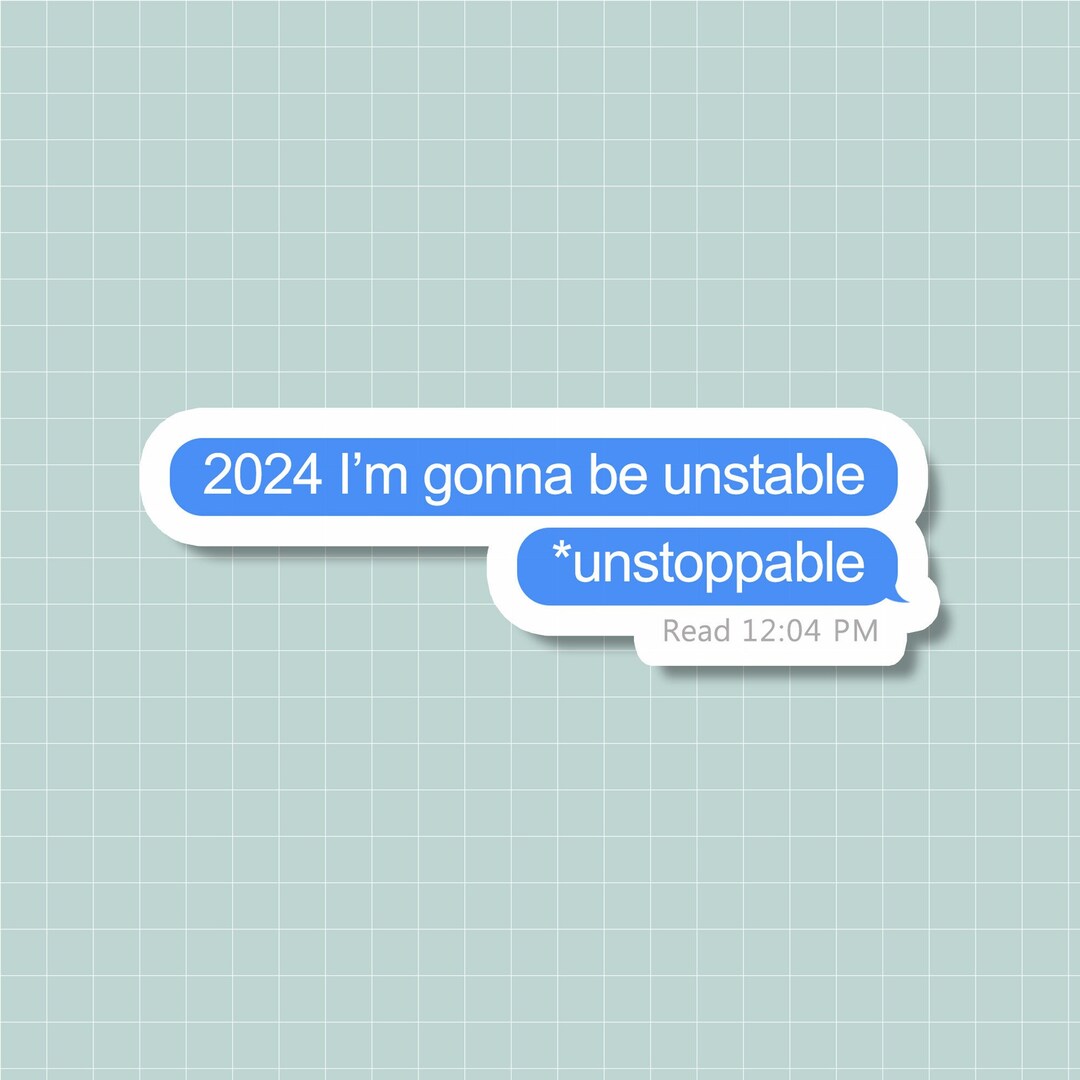 Unstoppable Sticker, Funny Meme Sticker - Etsy