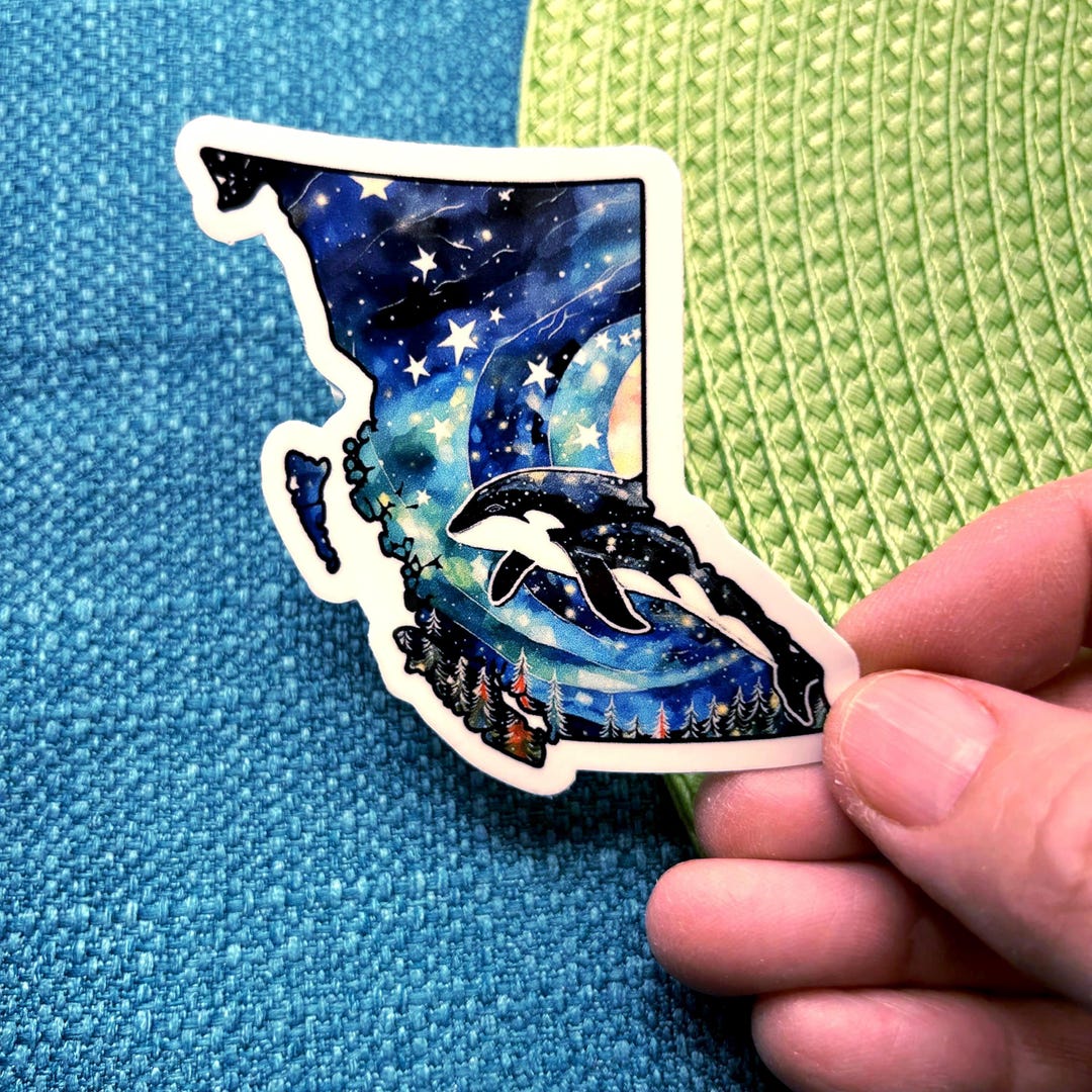 British Columbia Sticker, Canadian Sticker - Etsy