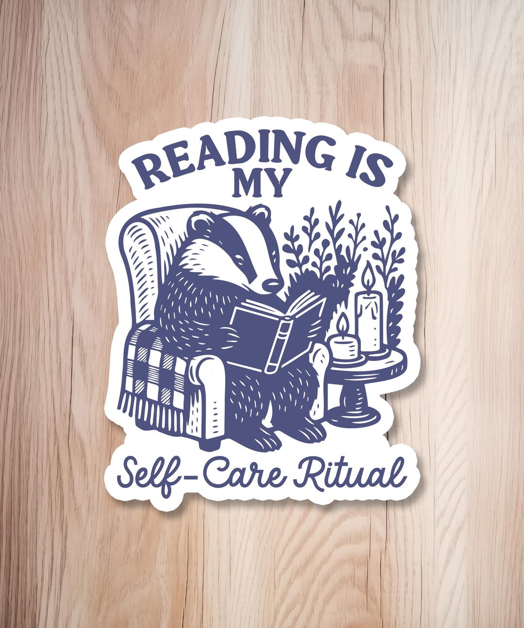 Reading is Self Care Sticker – Book Lover Sticker, Bookish Mental ...