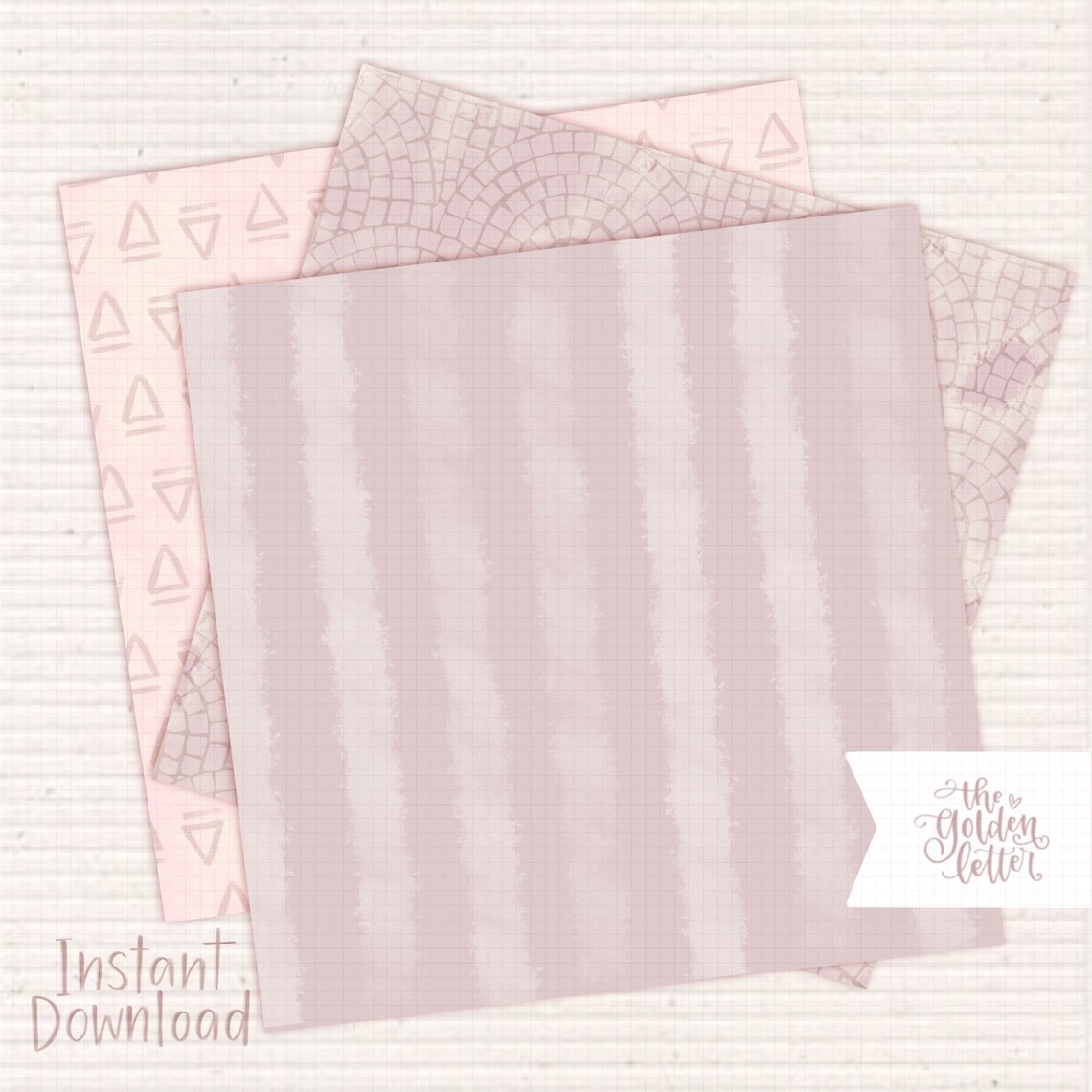 Pastel Digital Papers Digital Scrapbook Kit Collage Kit, Digital ...