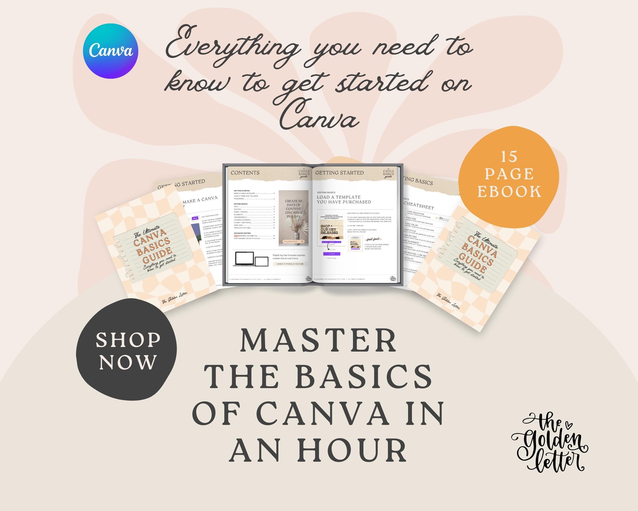 Canva Basics Guide, Canva Tutorial for Beginners, How to Use Canva ... Canva Basics Guide, Canva Tutorial for Beginners, How to Use Canva ...
