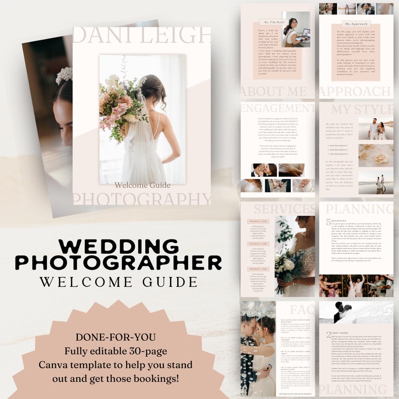 Wedding Pricing and Service Guide, Wedding Client Welcome Guide ...