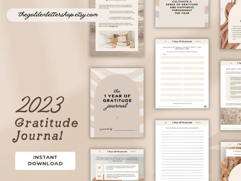 Gratitude Journal Printable Gratitude Planner Daily - Etsy