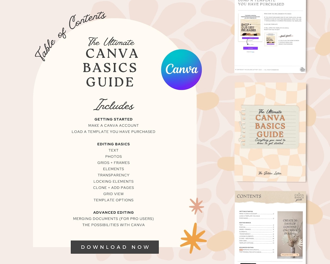 Canva Basics Guide, Canva Tutorial for Beginners, How to Use Canva ...
