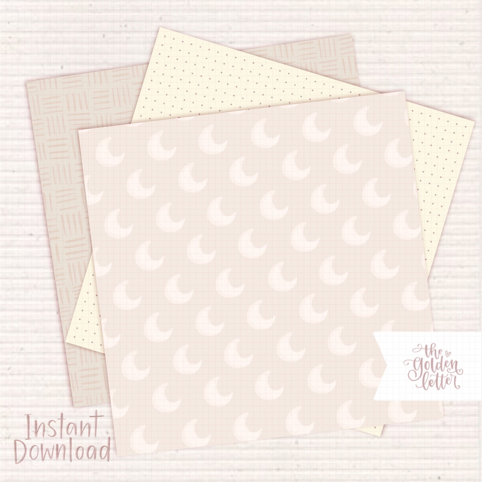 Pastel Digital Papers Digital Scrapbook Kit Collage Kit, Digital ...