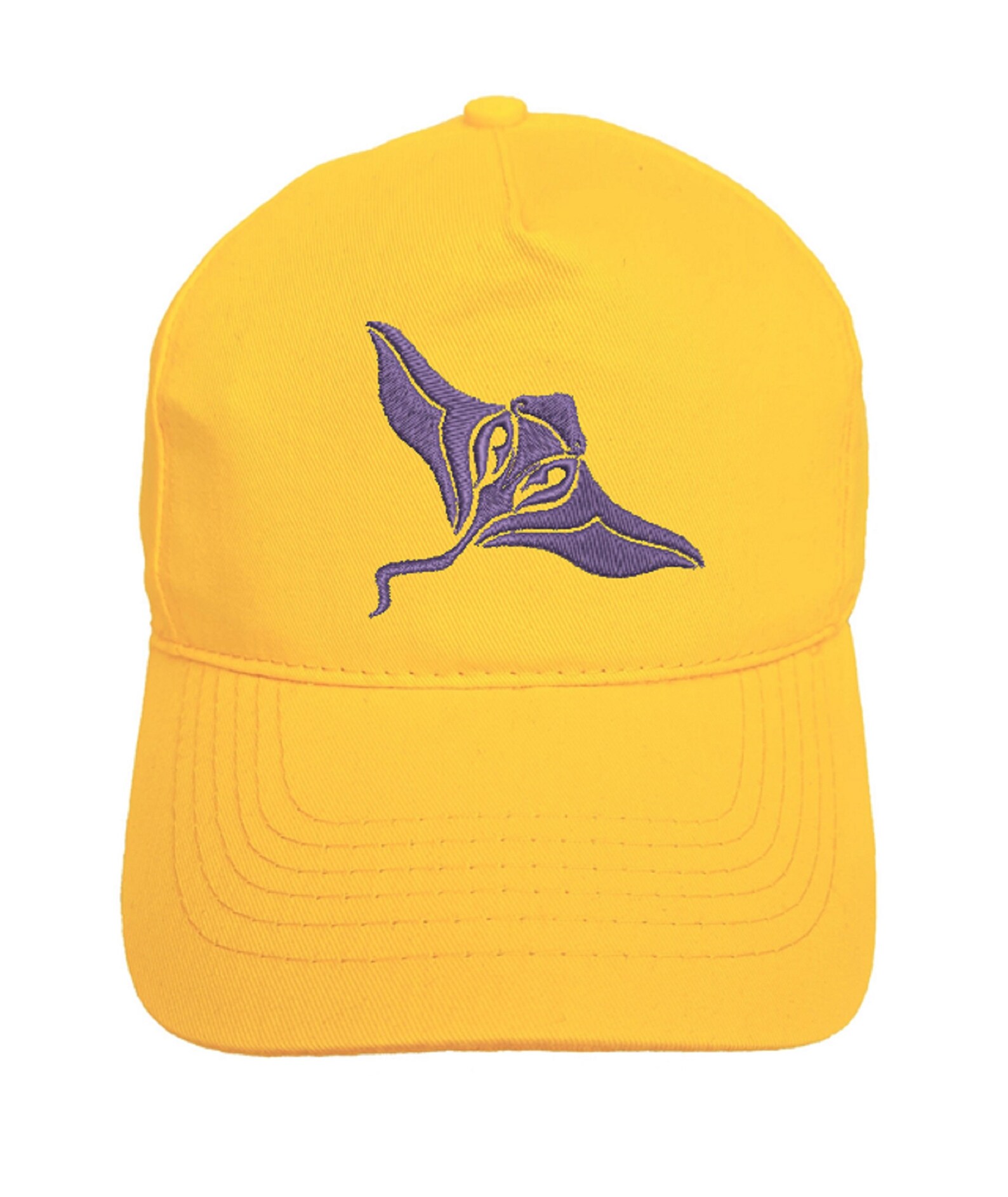 Manta Ray Embroidered Baseball Cap Hat in 15 Colours and 25 - Etsy