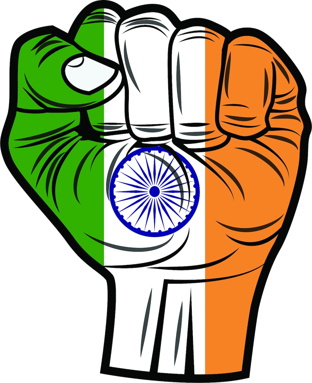 India Flag Stickers Birthday in 5 Sizes Party Gift Bag Sticker Label ...