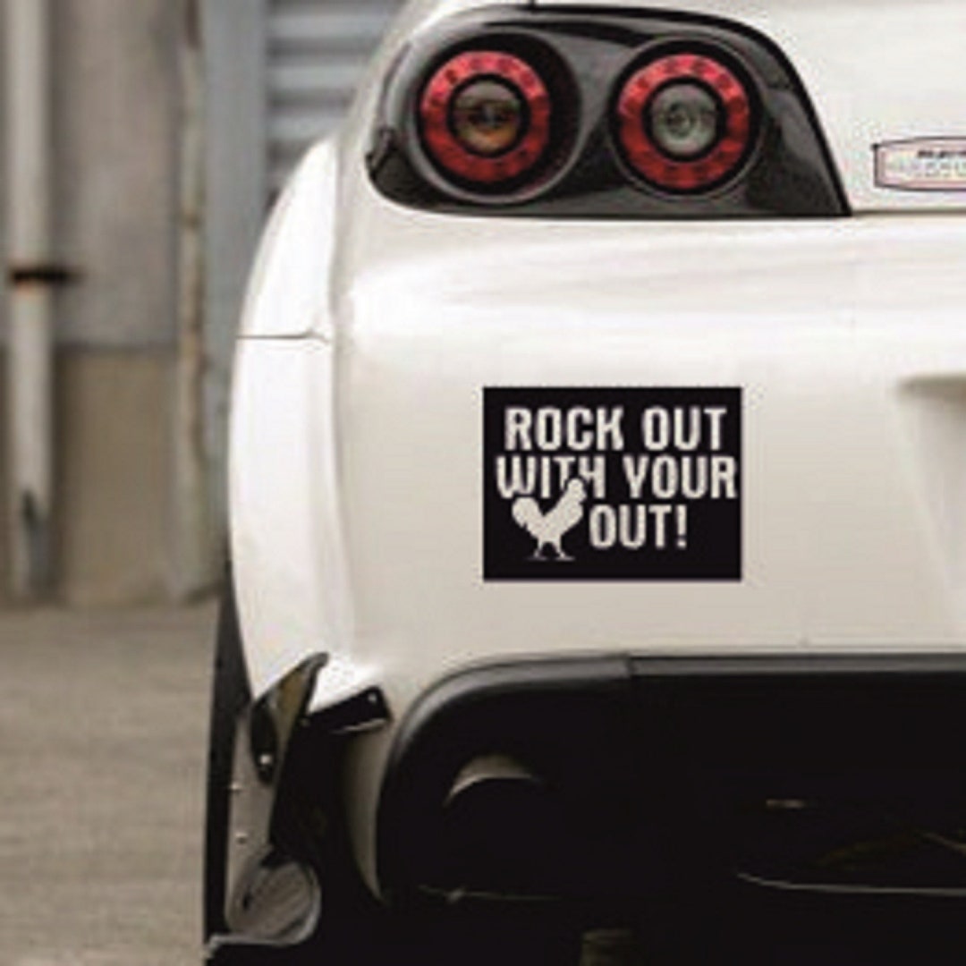 Rock Out With Your Co*k Out Vinyl Sticker Decal JDM in 13 Colours - Etsy