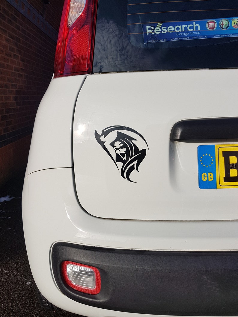Grim Reaper Vinyl Car Decal | Custom Auto Graphic Sticker - Etsy